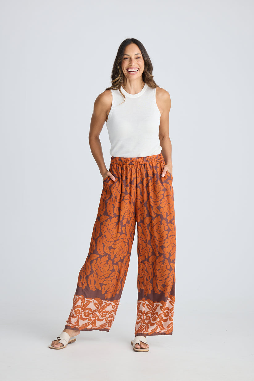 PLAYA PANT TUSCAN PRINT – zizudesigns
